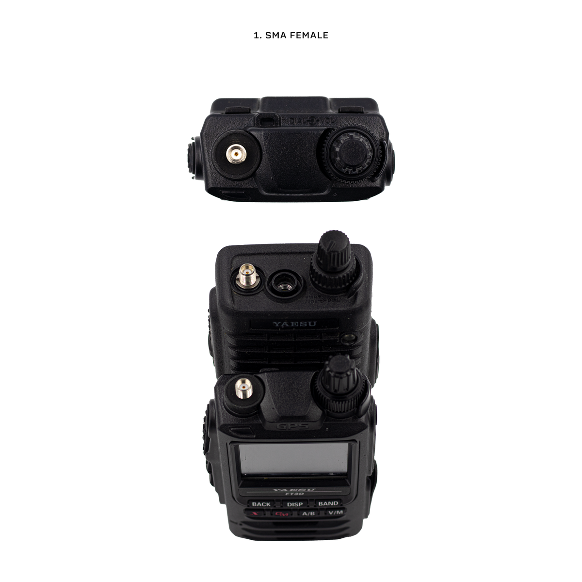 Black BNC Adapter (SMA M) – DISCO32